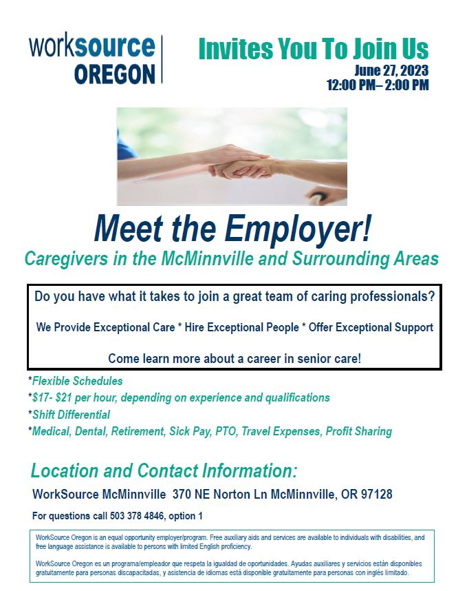 WorkSource Oregon Events
